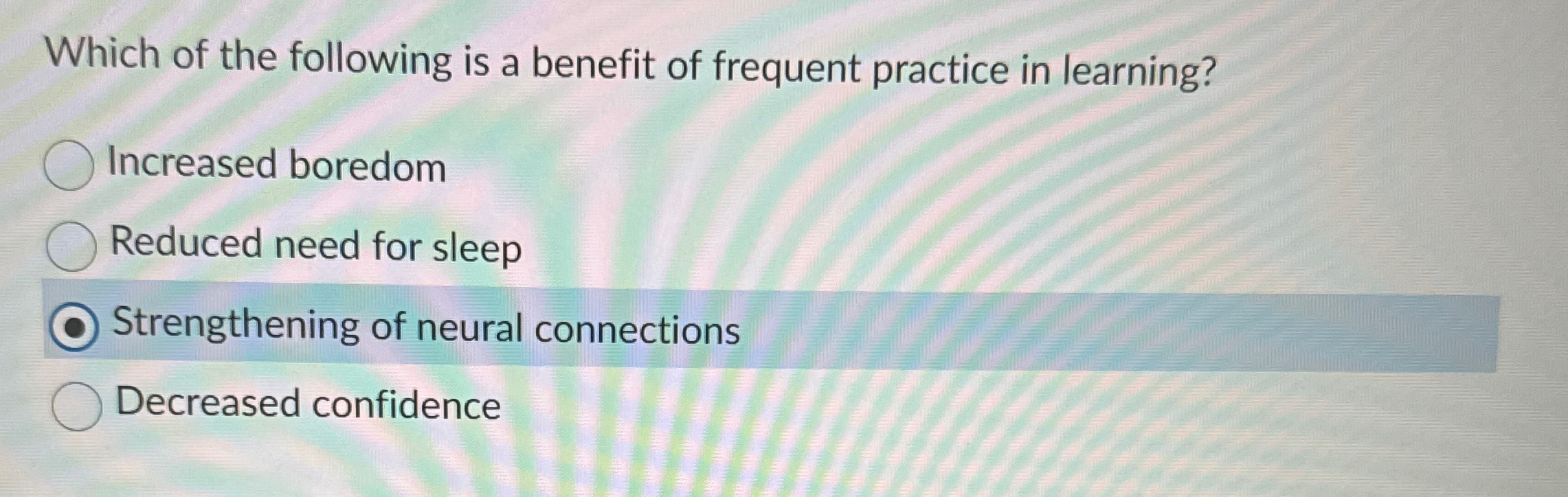Solved Which of the following is a benefit of frequent | Chegg.com