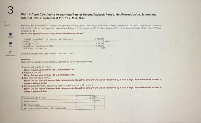 Solved TABLE 11.1A Future Value of $1TABLE 11.3A Future | Chegg.com