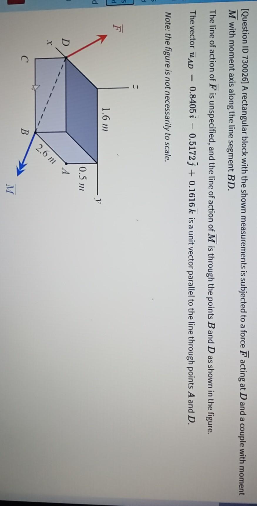 Solved [Question ID 730026] A rectangular block with the | Chegg.com