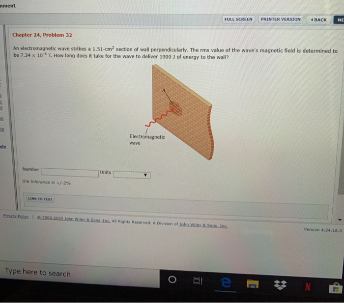 Solved nment FULL SCREEN PRINTER VERSION BACK Chapter 24, | Chegg.com