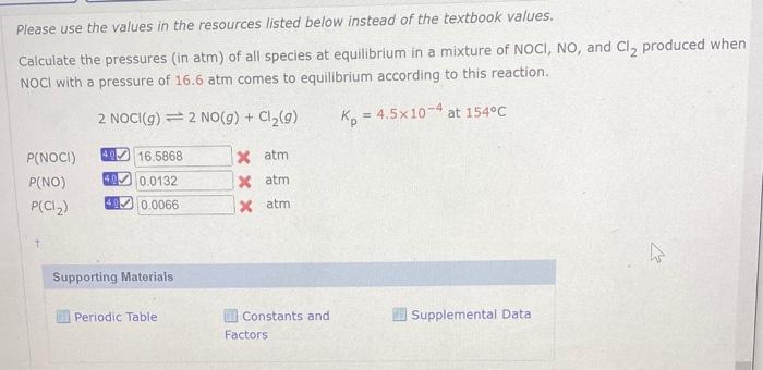 Solved Please use the values in the resources listed below | Chegg.com