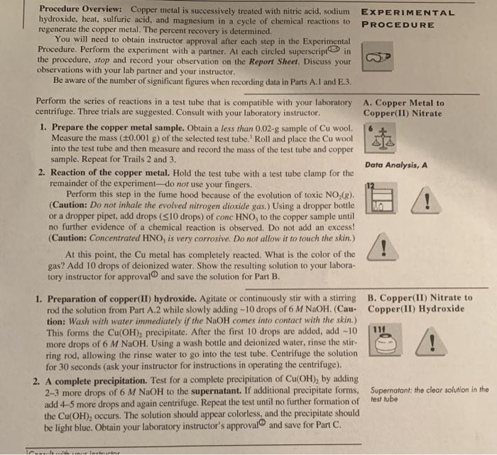 Solved 3. A number of Caution chemicals and solutions are | Chegg.com