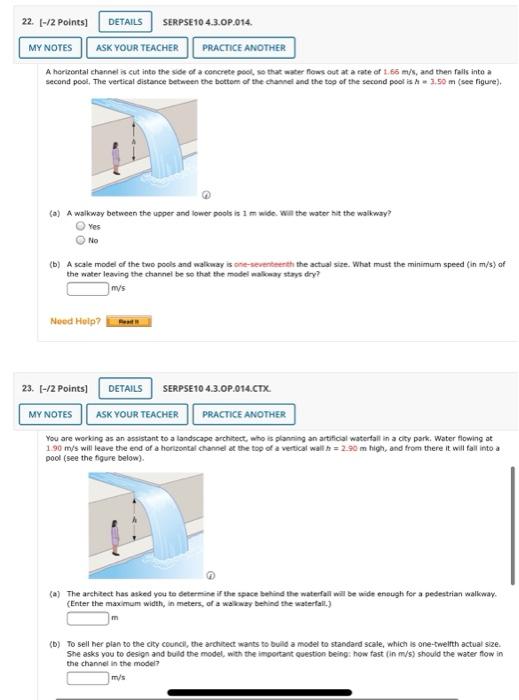 Solved 22. (-/2 points) DETAILS SERPSE10 4.3.OP.014 MY NOTES | Chegg.com Solved 22. (-/2 points) DETAILS SERPSE10 4.3.OP.014 MY NOTES | Chegg.com