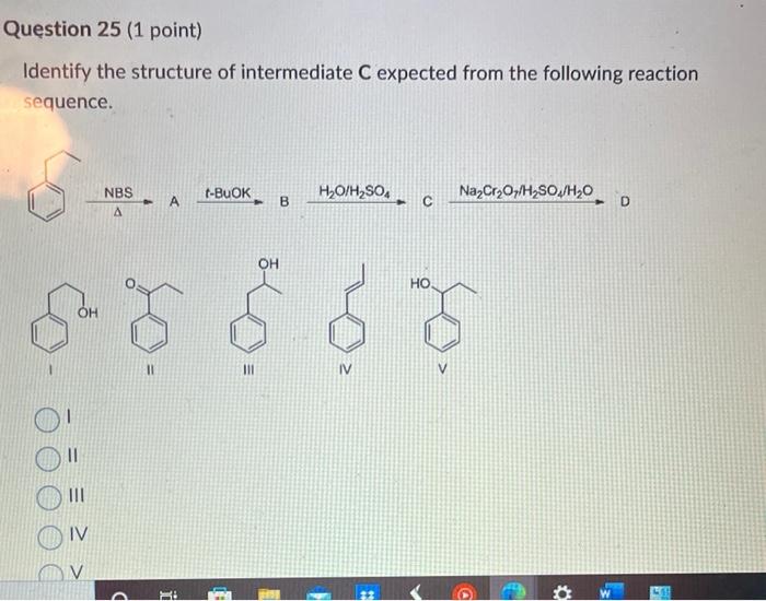 Solved Identify the structure of intermediate C expected | Chegg.com