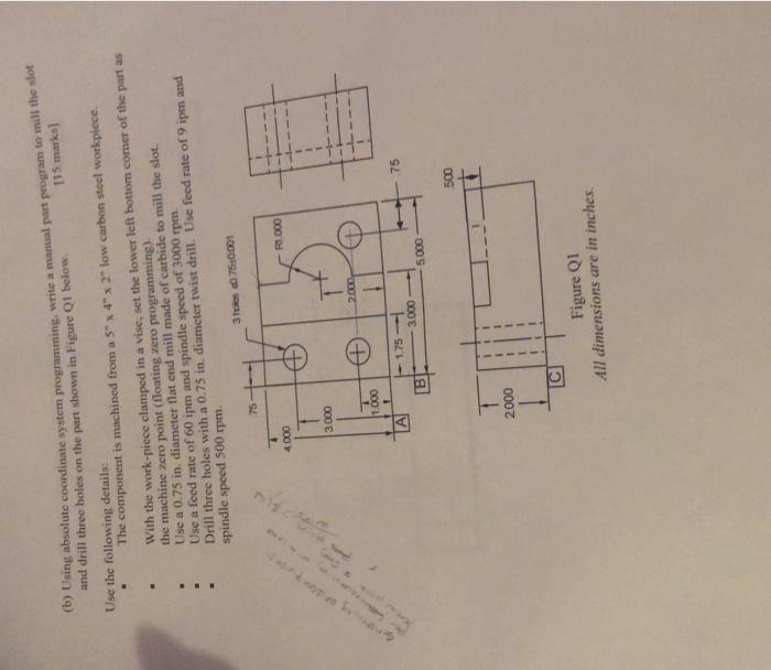 B Using Absolute Coordinate System Programming
