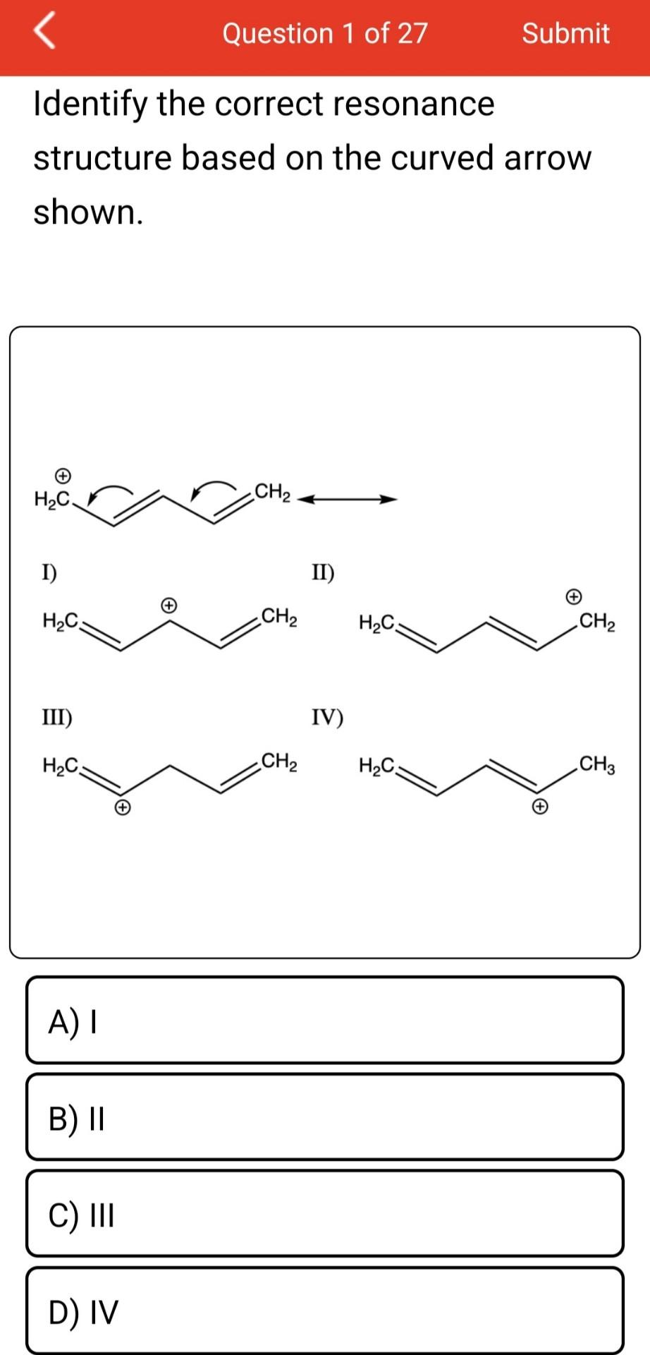 Solved Identify the correct resonance structure based on the | Chegg.com