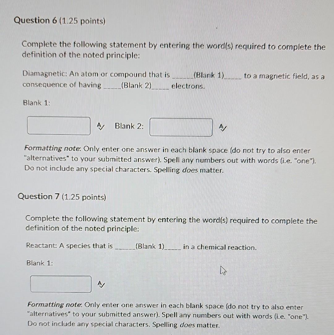 Solved Formatting note: Only enter one answer in each blank | Chegg.com