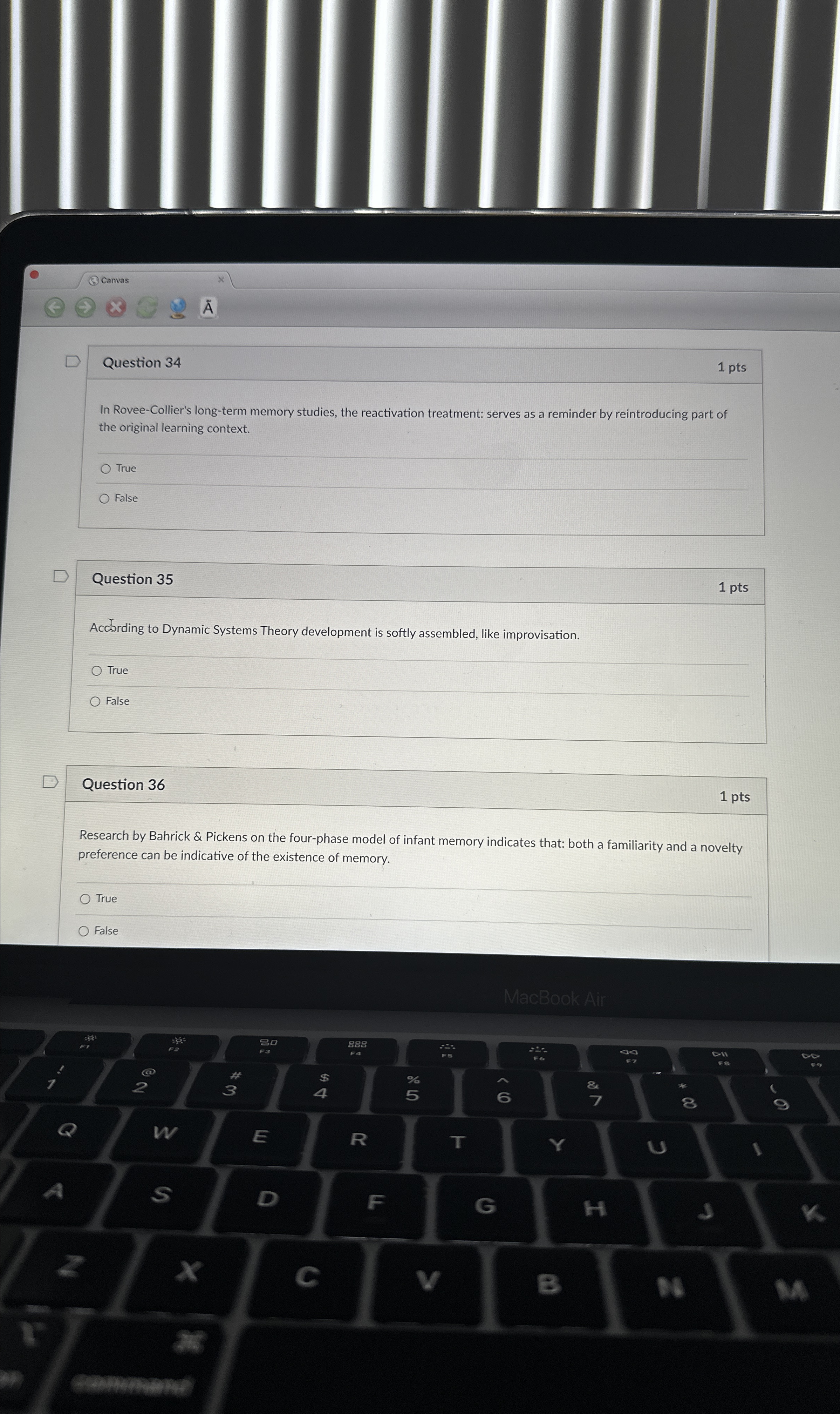 Solved Question 341ptsIn Rovee-Collier's long-term memory | Chegg.com