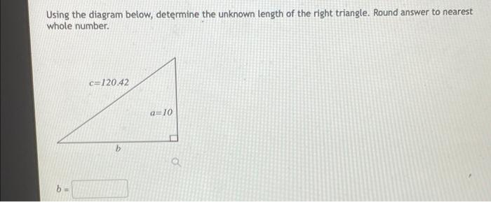 Solved Using the diagram below, determine the unknown length | Chegg.com