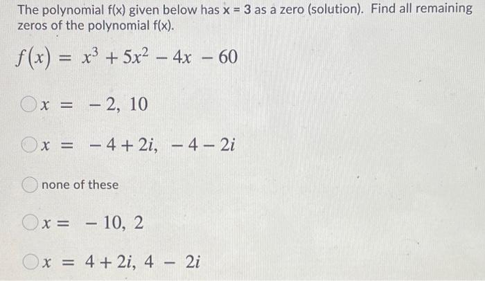 Solved (LO4) The graph of g(x) = 2f(x – 3) is the graph of y | Chegg.com