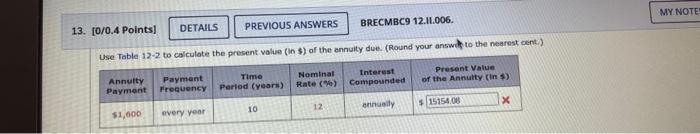 Use Teble 12+2 to solve Xi.Use Table 12-2 to | Chegg.com