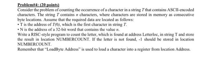 Problem4 20 Points Consider The Problem Of 2967