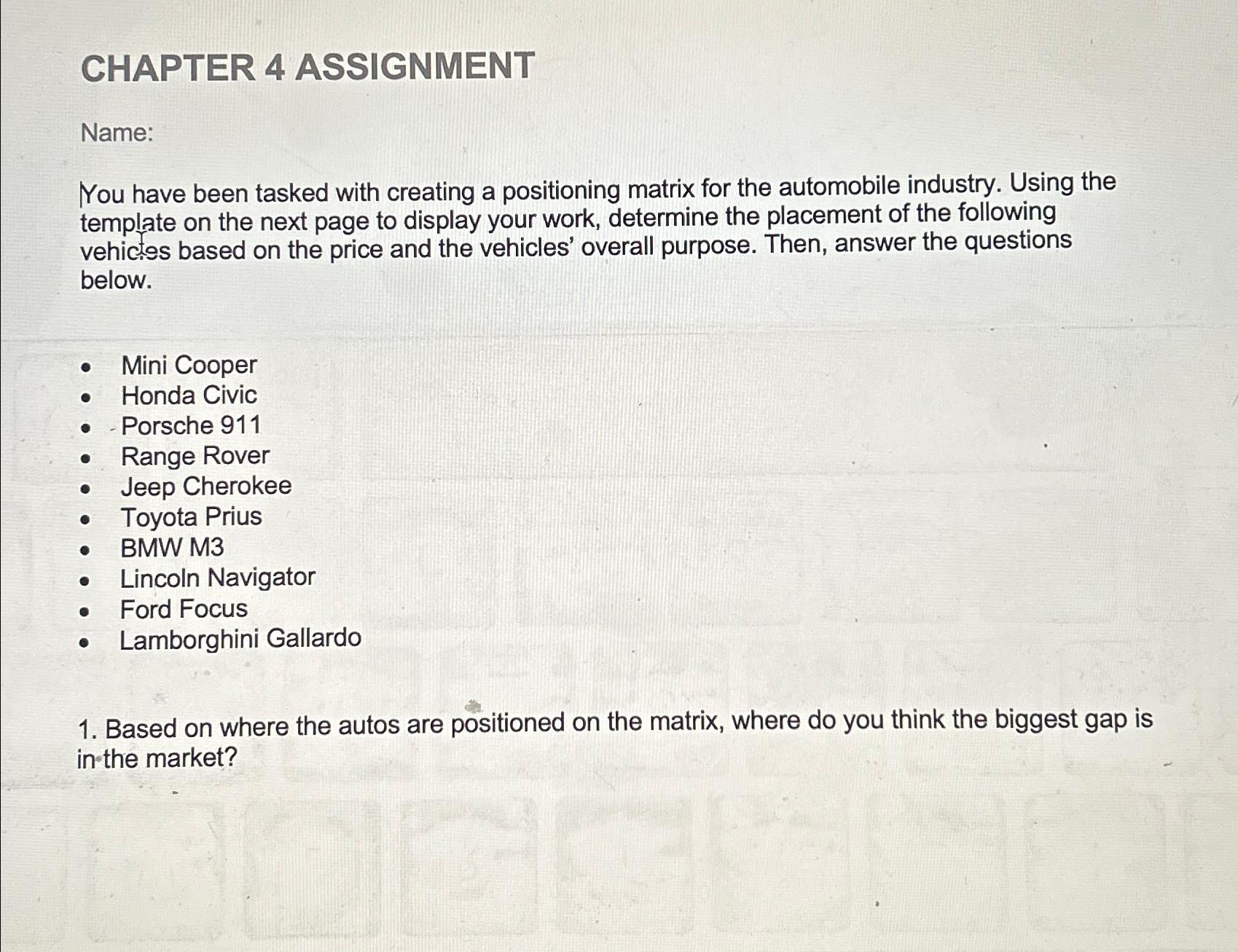 Solved Chapter 4 ﻿assignmentnameyou Have Been Tasked With 