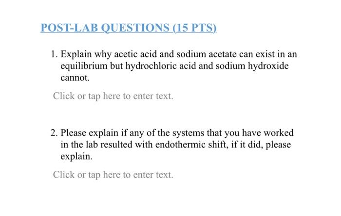 Solved PRE-LAB QUESTIONS (15 PTS) 1. The following | Chegg.com