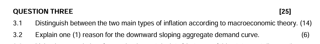 Solved QUESTION THREE[25]3.1 ﻿Distinguish between the two | Chegg.com