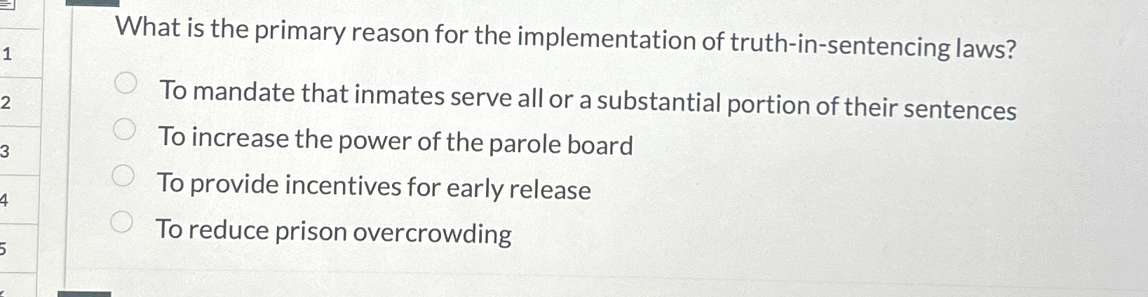 Solved What is the primary reason for the implementation of | Chegg.com