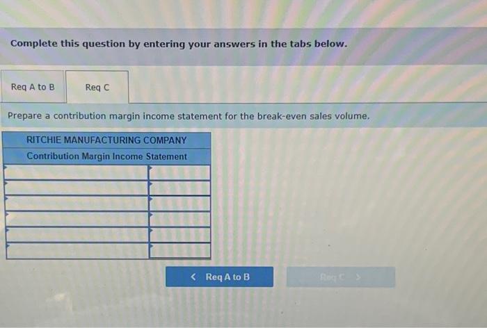 Solved Problem 11-28A (Algo) Determining the break-even | Chegg.com