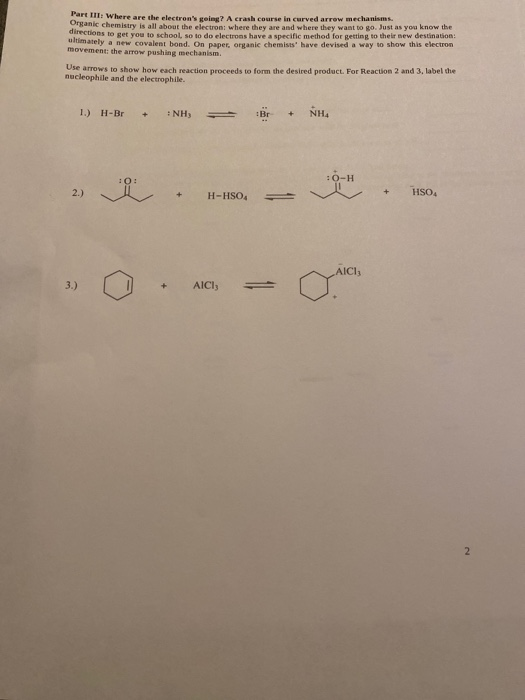 Solved Part II: Where are the electron's going? A crash | Chegg.com