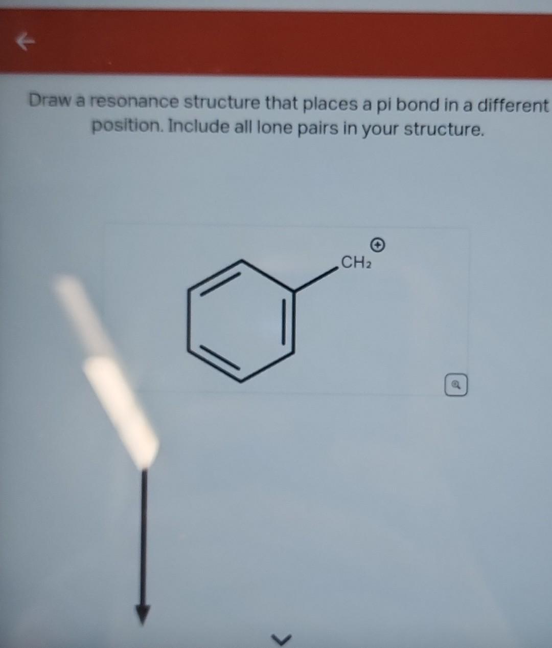 Solved Draw a resonance structure that places a pi bond in a | Chegg.com