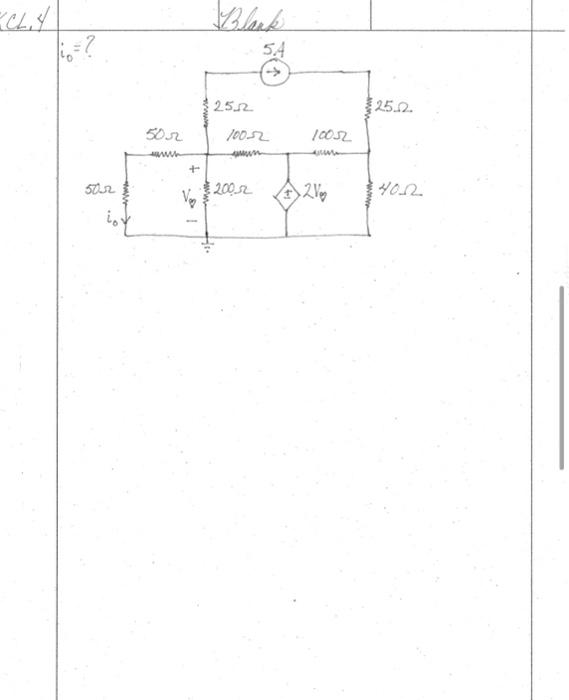 Solved help with KCL circuits please | Chegg.com