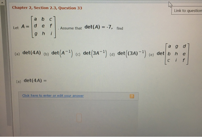 Solved Chapter 2, Section 2.3, Question 33 Link to question | Chegg.com