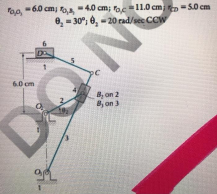 Solved sketch the velocity and acceleration polygon for the | Chegg.com