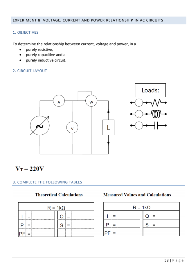 Solved To determine the relationship between current, | Chegg.com