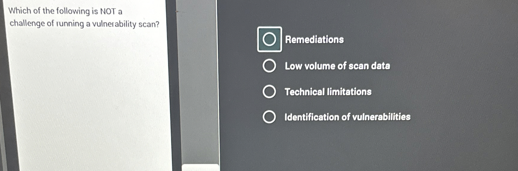 Which of the following is NOT a challenge of running | Chegg.com