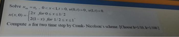 Solved Solve = .00. (0.1)=0. (1,1)=0. (x0) = (2x foro sr51/2 | Chegg.com