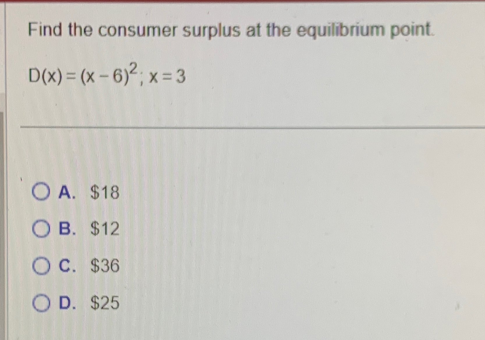 Solved Find the consumer surplus at the equilibrium | Chegg.com