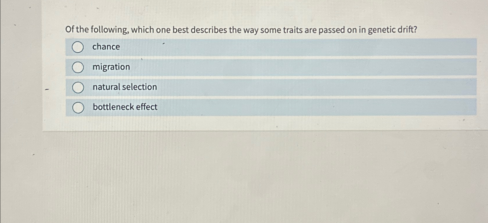 Solved Of the following, which one best describes the way | Chegg.com