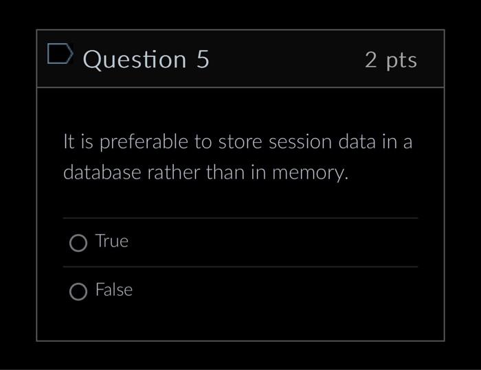 Solved Question 1 2pts MongoDB is an example of a relational | Chegg.com