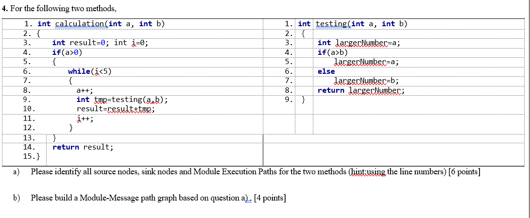 Solved there are two methods. in code. so consider it | Chegg.com