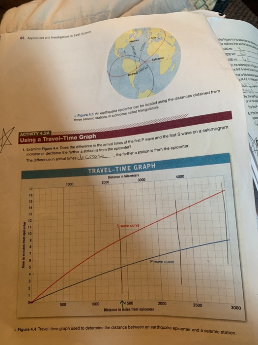 Solved 3. H Applications and investigations in Earth Science | Chegg.com