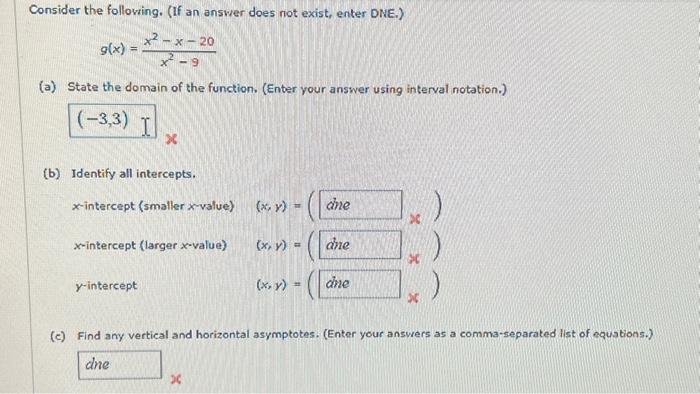 Solved Consider the following. (If an answer does not exist, | Chegg.com