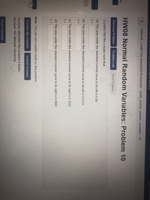 Solved webwork / math2100-summer2019-husowitz7hwos normal | Chegg.com