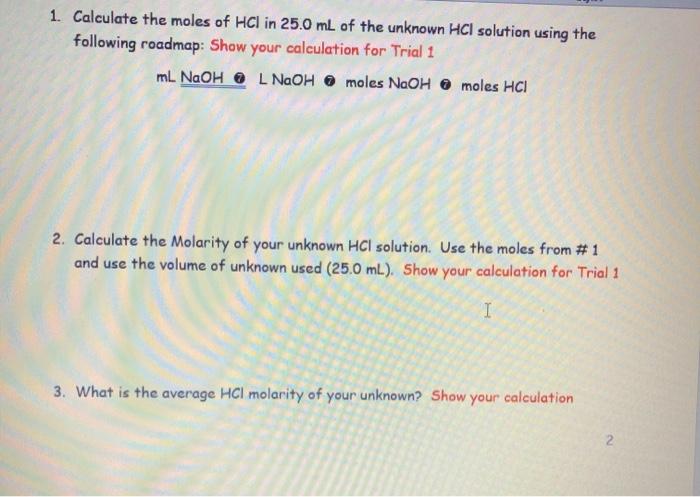 Solved HCl(aq) + NaOH(aq) NaCl(aq) + H2O(1) The NaOH | Chegg.com