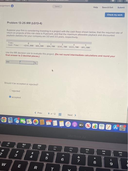 Solved signment Help Save & Eat Submit Check my work Problem | Chegg.com