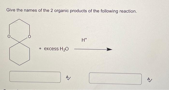 Solved Draw The Major Product That Forms For The Following