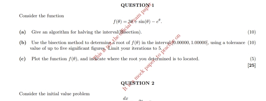 Solved QUESTION 1Consider the | Chegg.com