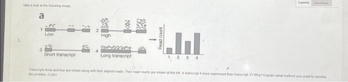 Solved transcripts three and four are shown along with their | Chegg.com