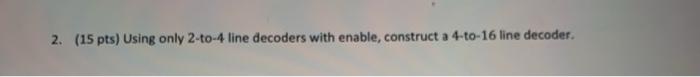 Solved 1. (10 pts) Using only half adders, design a 4-bit | Chegg.com