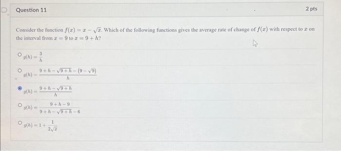 Solved Consider The Function F X X−x Which Of The