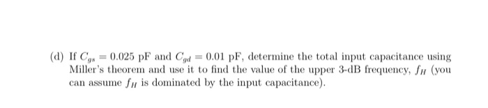 Solved In the circuit shown below, the NMOS has foW/L = 26.6 | Chegg.com