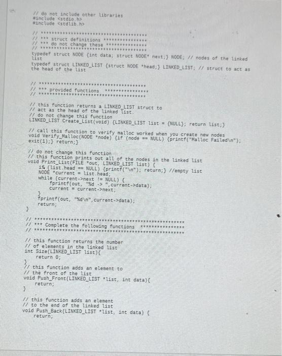 Link List As data structure of the Each node contains | Chegg.com
