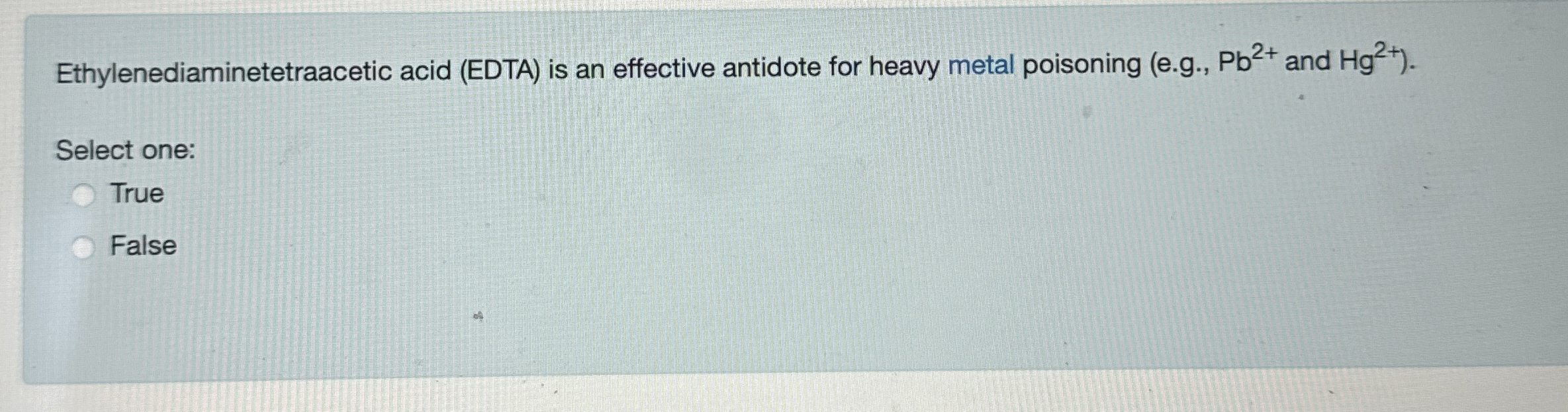 Solved Ethylenediaminetetraacetic acid (EDTA) ﻿is an | Chegg.com