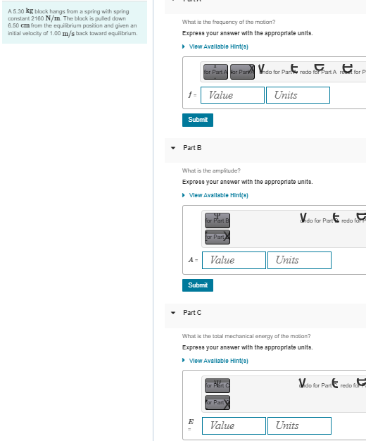 Solved The motion of a particle is given by | Chegg.com