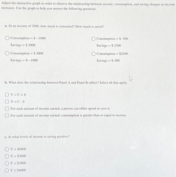 Solved Adjust the interactive graph in order to observe the | Chegg.com