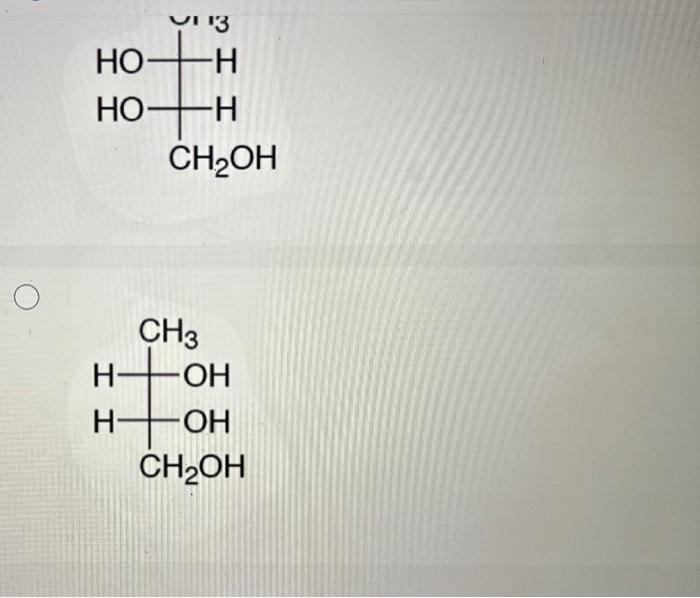 Solved Which is the correct Fischer projection for the | Chegg.com
