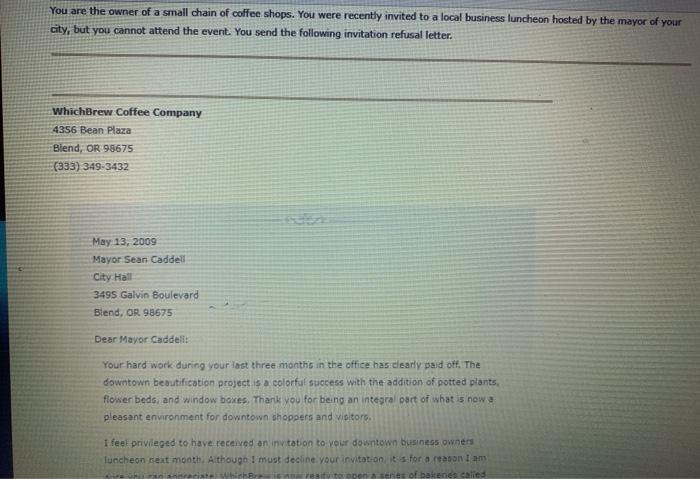 Solved 4. Refusing Typical Requests and Claims To determine | Chegg.com